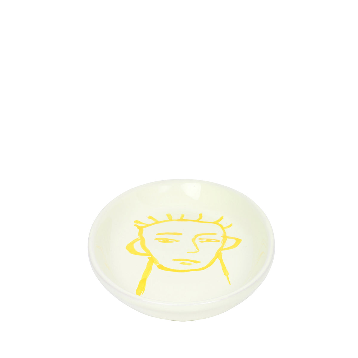 Medium Oval Face Aperitivo Plate, Yellow – ALEX AND TRAHANAS